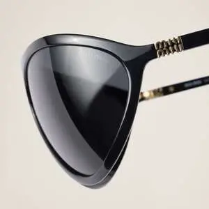 Miu Miu Enigme Sunglasses - Slate Gray Lenses | Editorialist